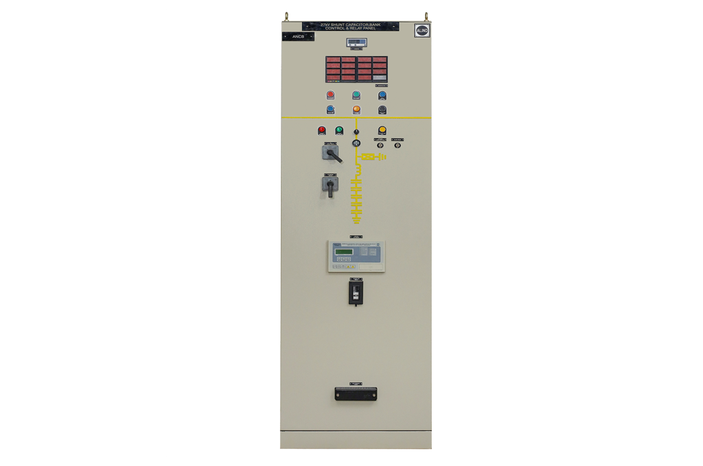 25kV SHUNT CAPACITOR BANK PROTECTION NUMERICAL CONTROL & RELAY PANEL ...