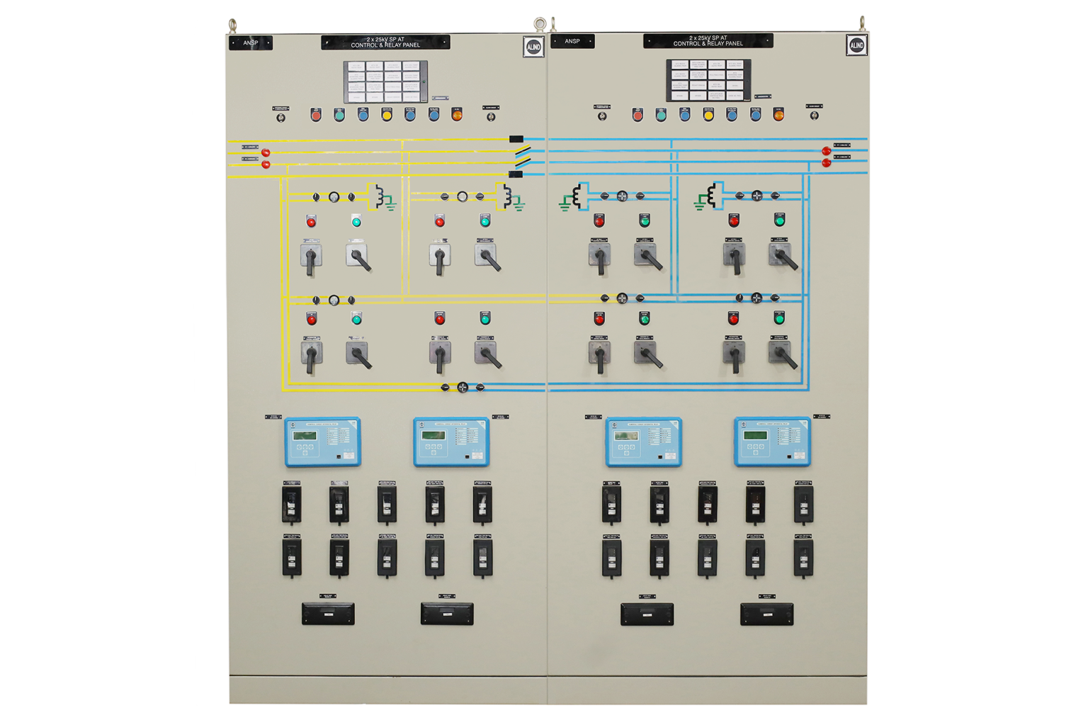 2x25kV SECTIONING POST PROTECTION CONTROL & RELAY PANEL – ALIND RELAYS ...