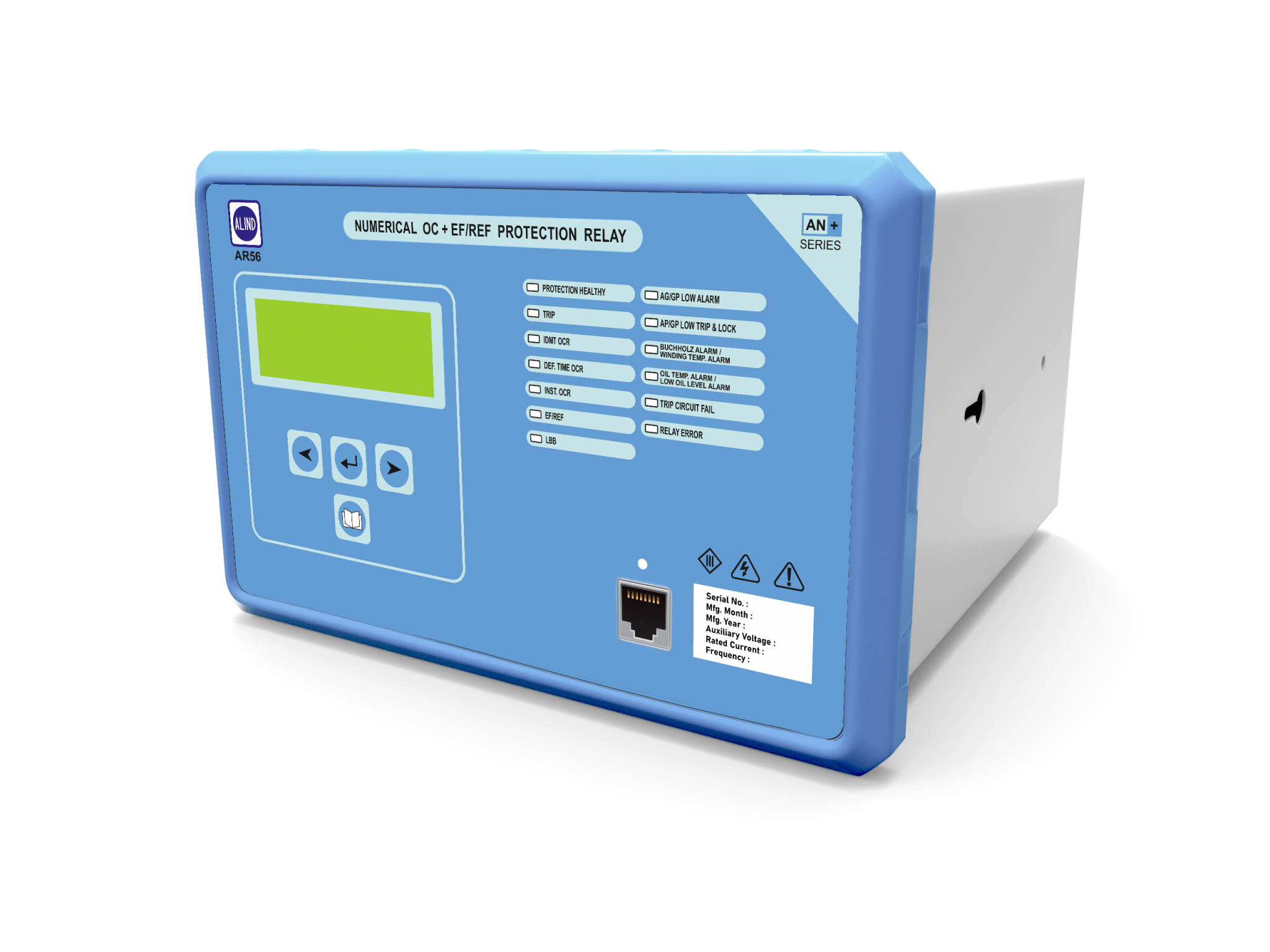 Numerical 3 Over Current Earth Fault Protection Relay Ar56 Alind Relays Alind Relays